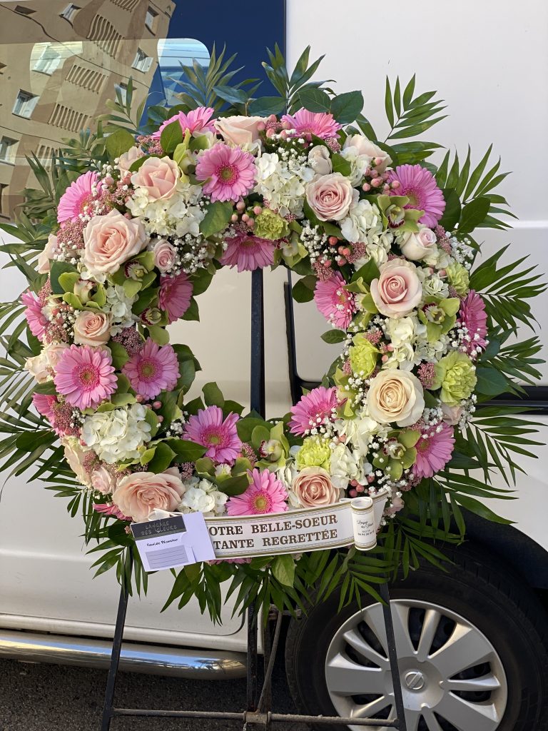 Couronne deuil | Livraison à Bastia | Langage Des Fleurs