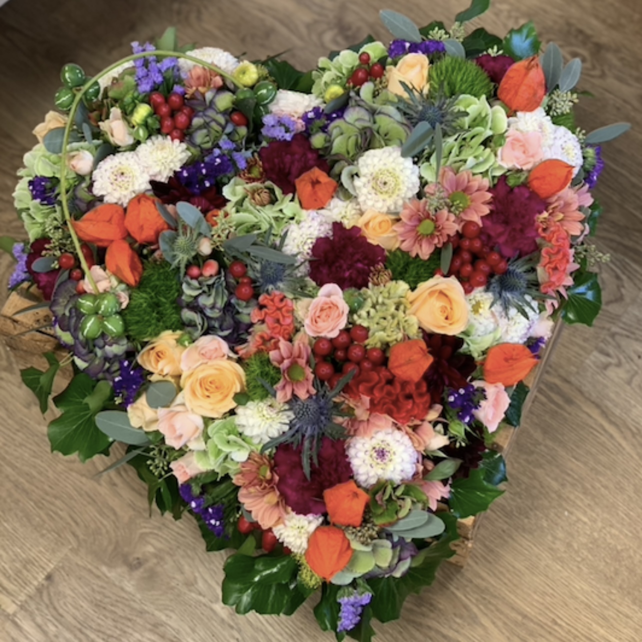 Coeur deuil | Livraison à Bastia | Langage Des Fleurs