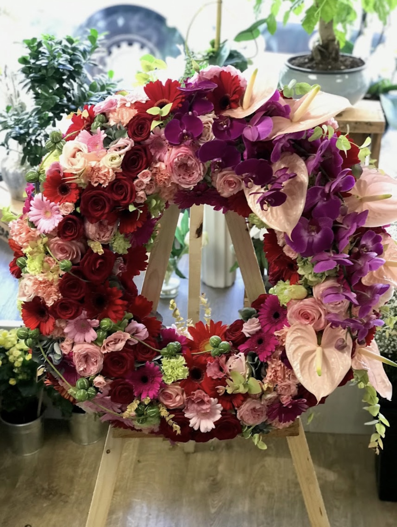 Couronne deuil | Livraison à Bastia | Langage Des Fleurs