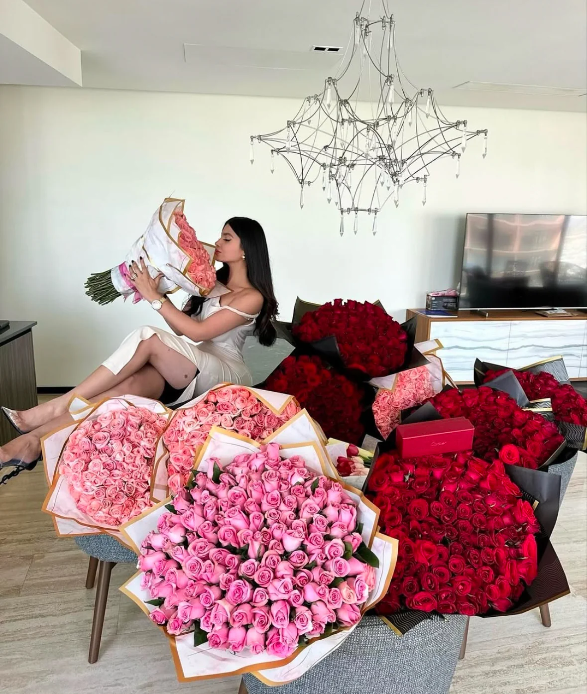 Bouquet de 150 roses rouge | Livraison à Belfort | Trésors Fleuris